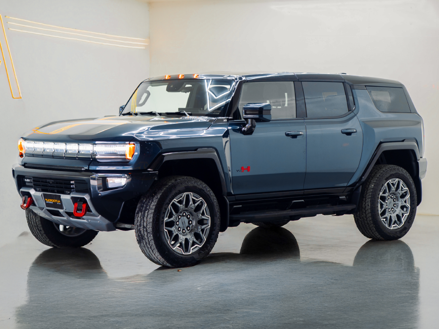 For Sale 2025 GMC Hummer EV 3X Graphite Blue in Right Hand Drive